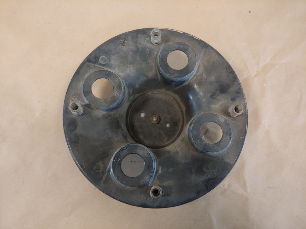 Triumph TR6 Original Center Hub Cab Black and Red OEM - For Sale ...