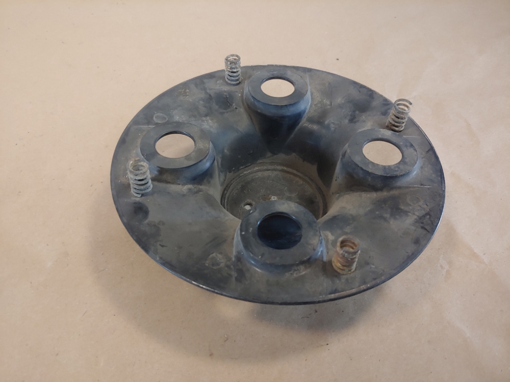 Triumph TR6 Original Center Hub Cab Black and Red OEM - For Sale ...