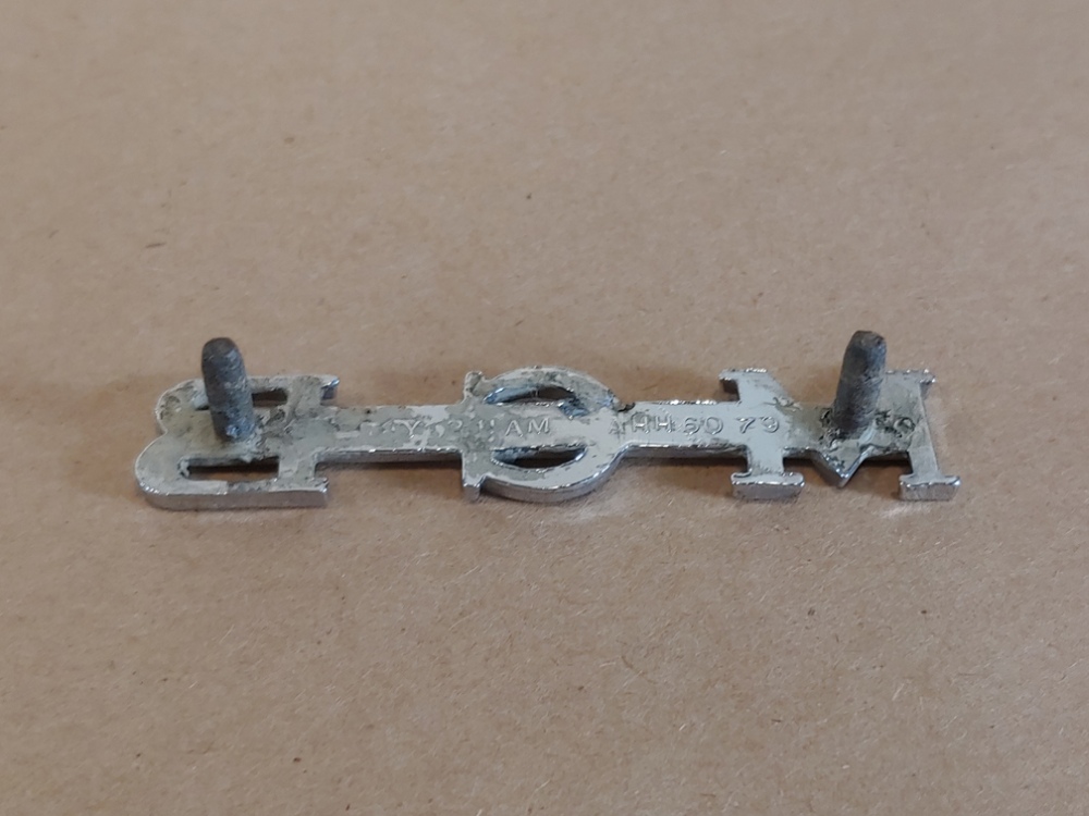 MG MGB Original Rear Trunk Boot Lid Badge Emblem AHH6079 OEM - For Sale ...
