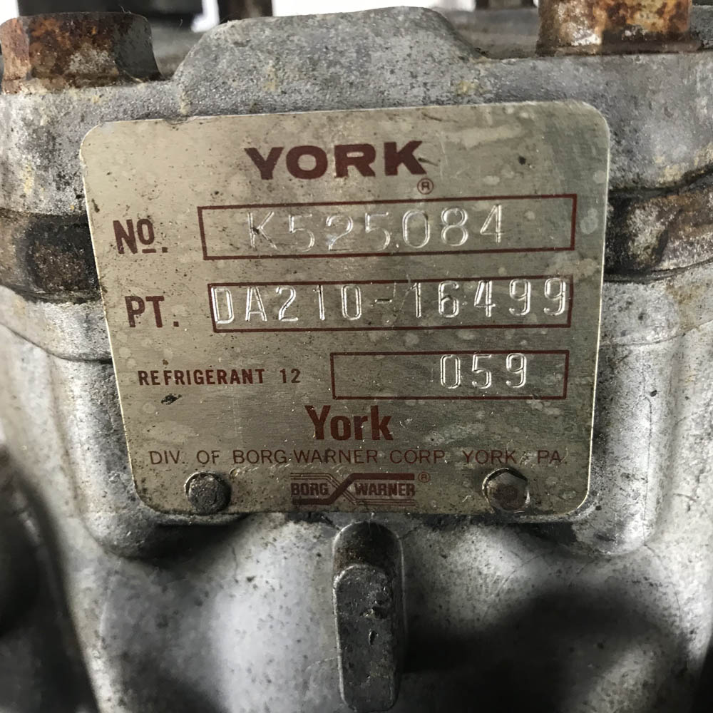 York AC compressor 210 Ford, Jeep, Mercury DA210-16499 Rotolock on ...
