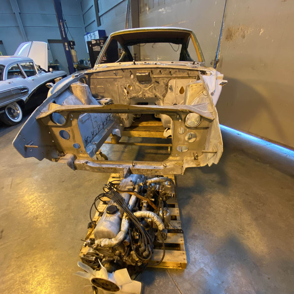 1973 Datsun 240z L24 Green Z Series Coupe Shell Matching Engine and ...