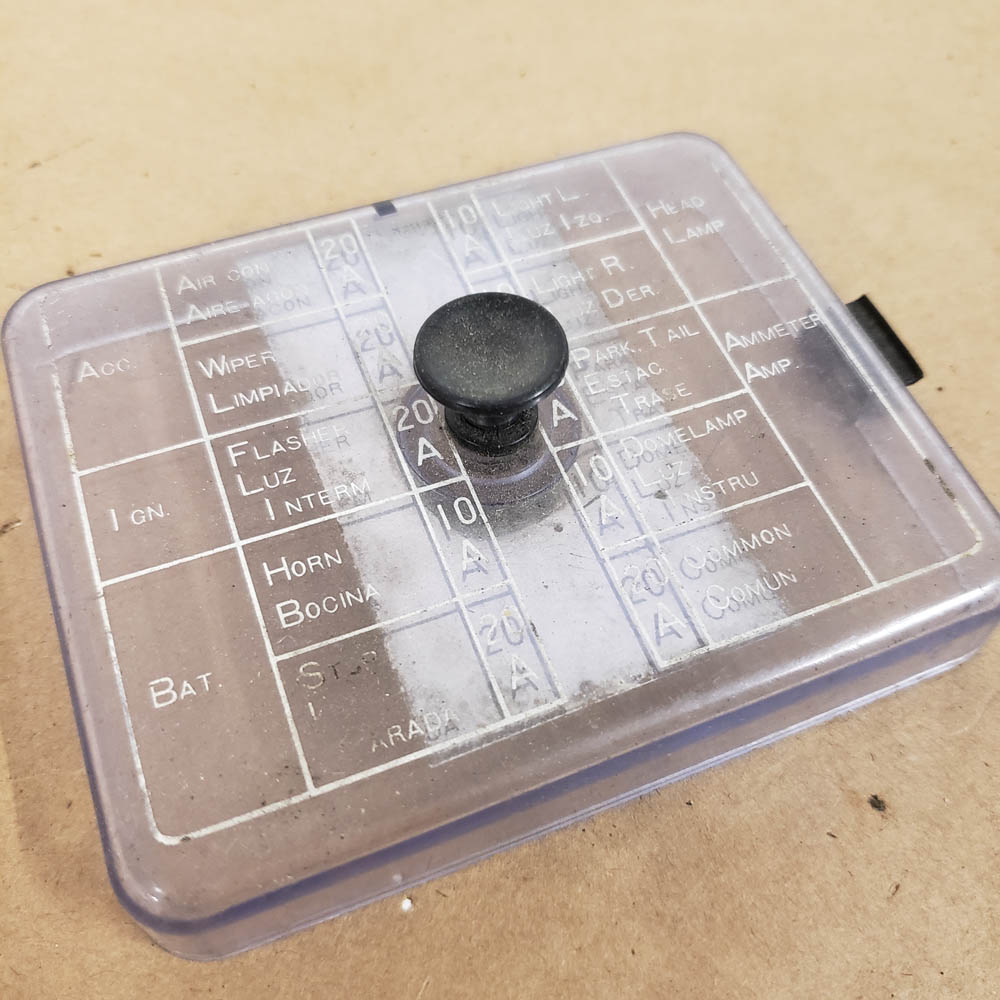 Original Datsun 240Z Fuse Box Cover Interior Trim Panel OEM - For Sale ...