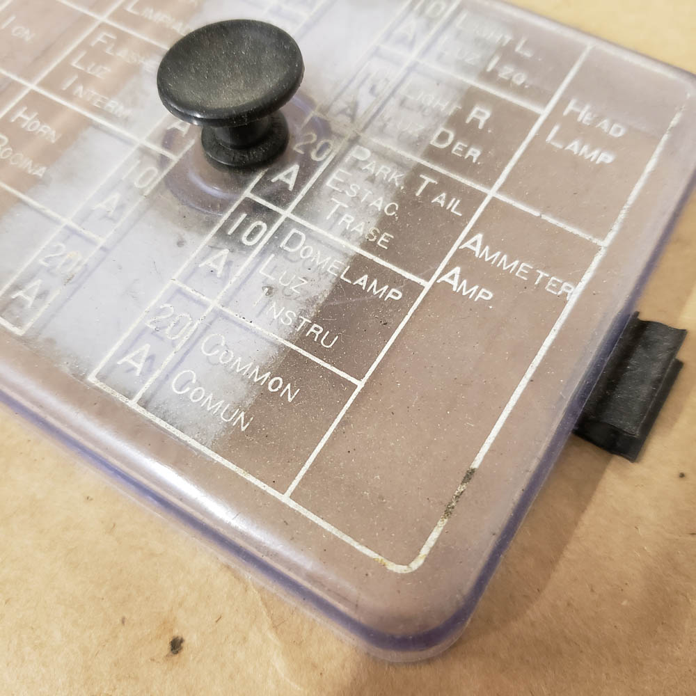 Original Datsun 240Z Fuse Box Cover Interior Trim Panel OEM - For Sale ...