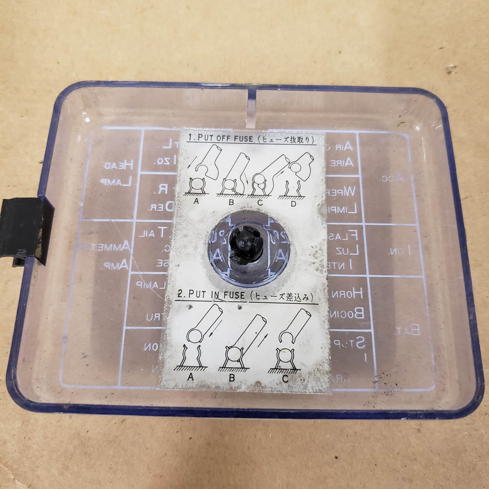 Original Datsun 240Z Fuse Box Cover Interior Trim Panel OEM - For Sale ...