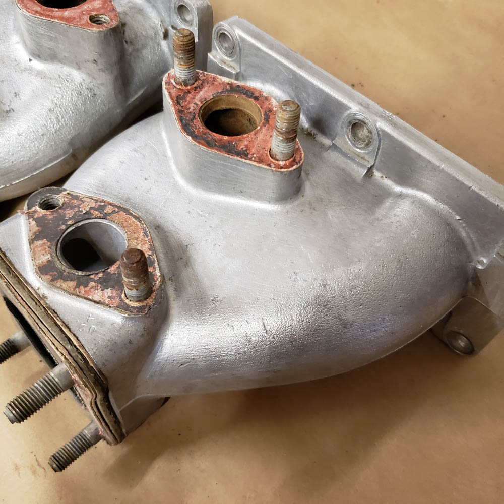 Jaguar XKE E-Type 3.8 Intake Manifold Set C15831 C15832 C15833 for SU ...