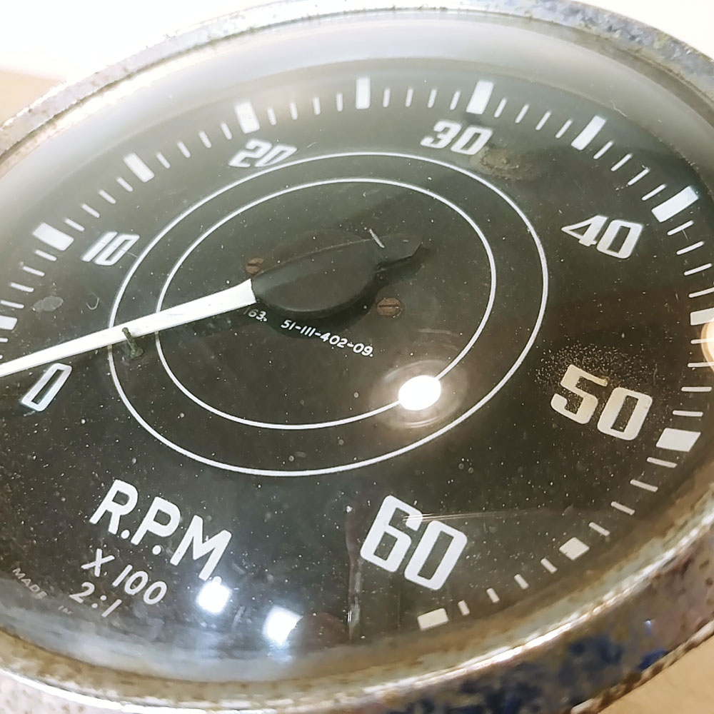 Triumph TR3 Original Tachometer RPM Gauge Jaeger 51-11-402-09 OEM - For ...