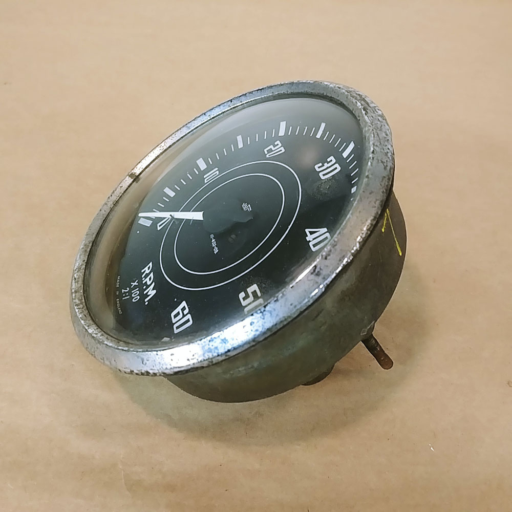Triumph TR3 Original Tachometer RPM Gauge Jaeger 51-11-402-09 OEM - For ...
