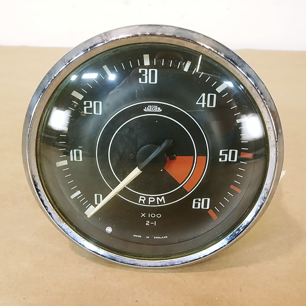 OEM 1961-1962 Triumph TR4 Tachometer RPM Gauge Jaeger RN 1409/02 ...
