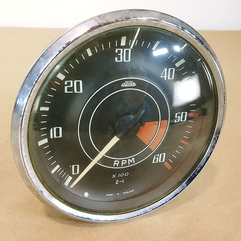 OEM 1961-1962 Triumph TR4 Tachometer RPM Gauge Jaeger RN 1409/02 ...