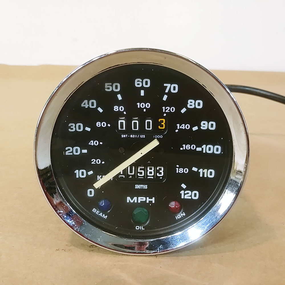 Triumph Spitfire 1500 Original Speedometer Gauge 120MPH Smiths SNT 6211 ...