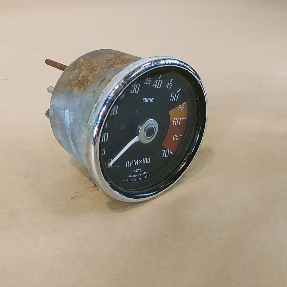 MG Mdiget Austin Healey Sprite Tachometer RPM Gauge Smiths RVI1433/00 ...