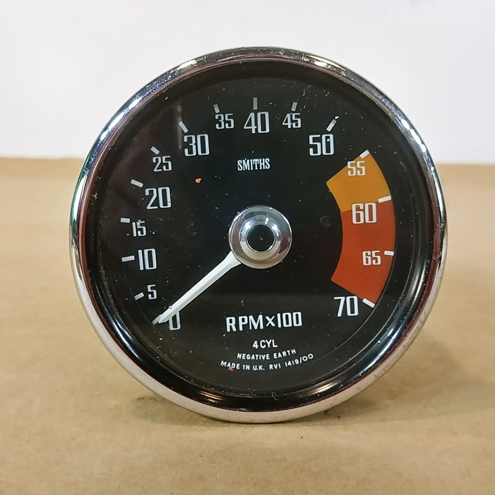 MG MGB Original Tachometer RPM Gauge Smiths RVI 1419/00 OEM - For Sale ...