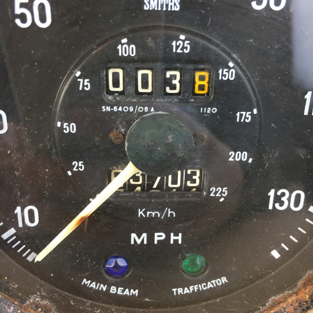 OEM 1967-1972 Triumph TR250 TR6 Speedometer Gauge Smiths SN-6409/08A ...