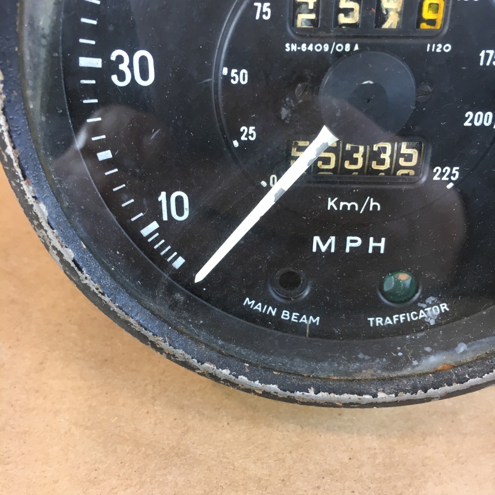 OEM 1967-1972 Triumph TR250 TR6 Speedometer Gauge Smiths SN-6409/08A ...
