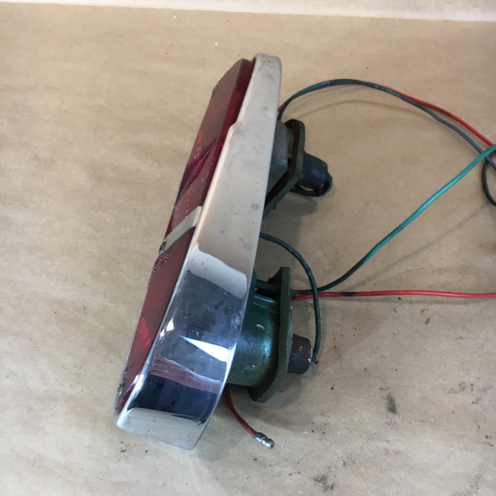 OEM TRIUMPH TR4 TR4A TR250 Tail Chrome Tail Light BS2515 Lucas L699 ...