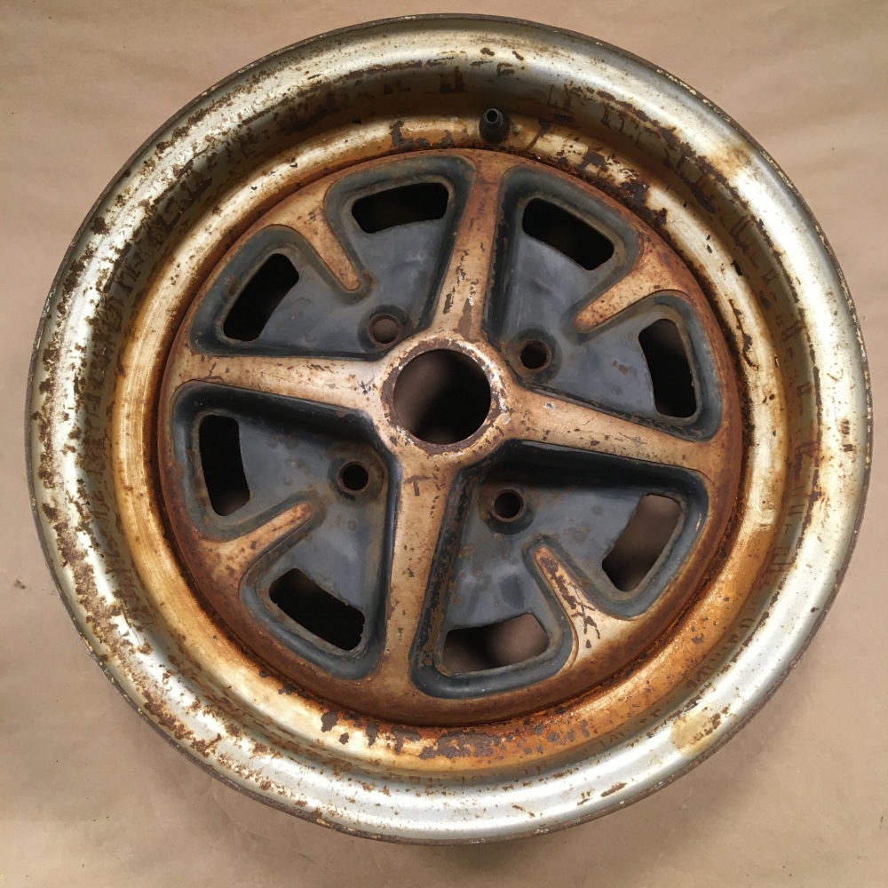 Original MG MIDGET Stock Steel Wheel Rostyle 13x4.5 Wheel OEM - For ...