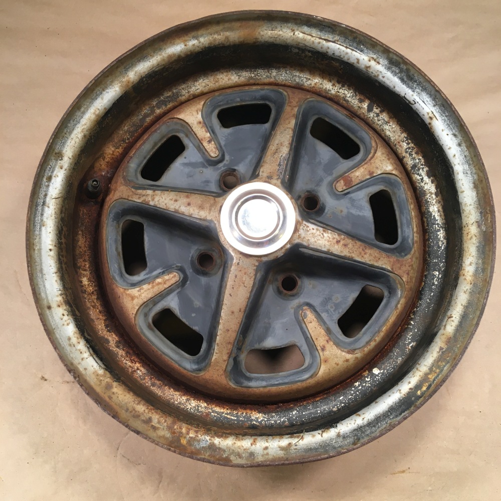 Original MG MIDGET Stock Steel Wheel Rostyle 13x4.5 Wheel OEM - For ...