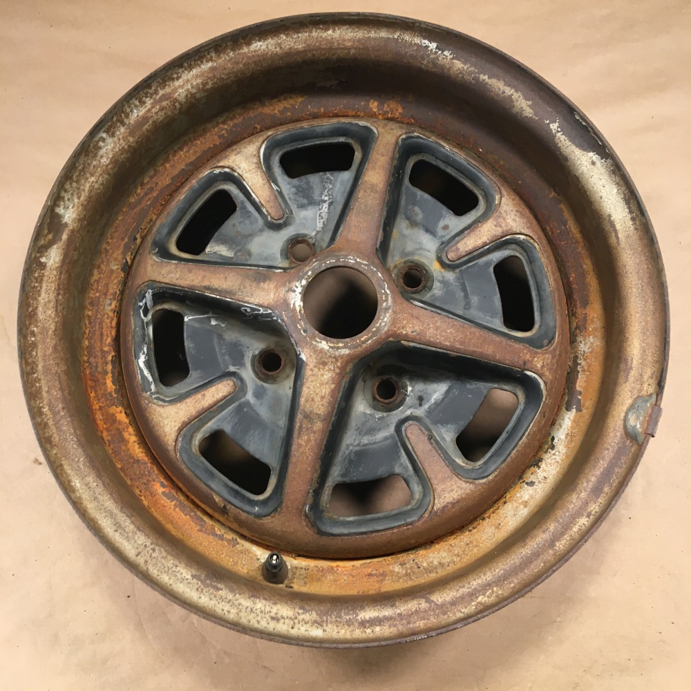 Original MG MIDGET Stock Steel Wheel Rostyle 13x4.5 Wheel OEM - For ...