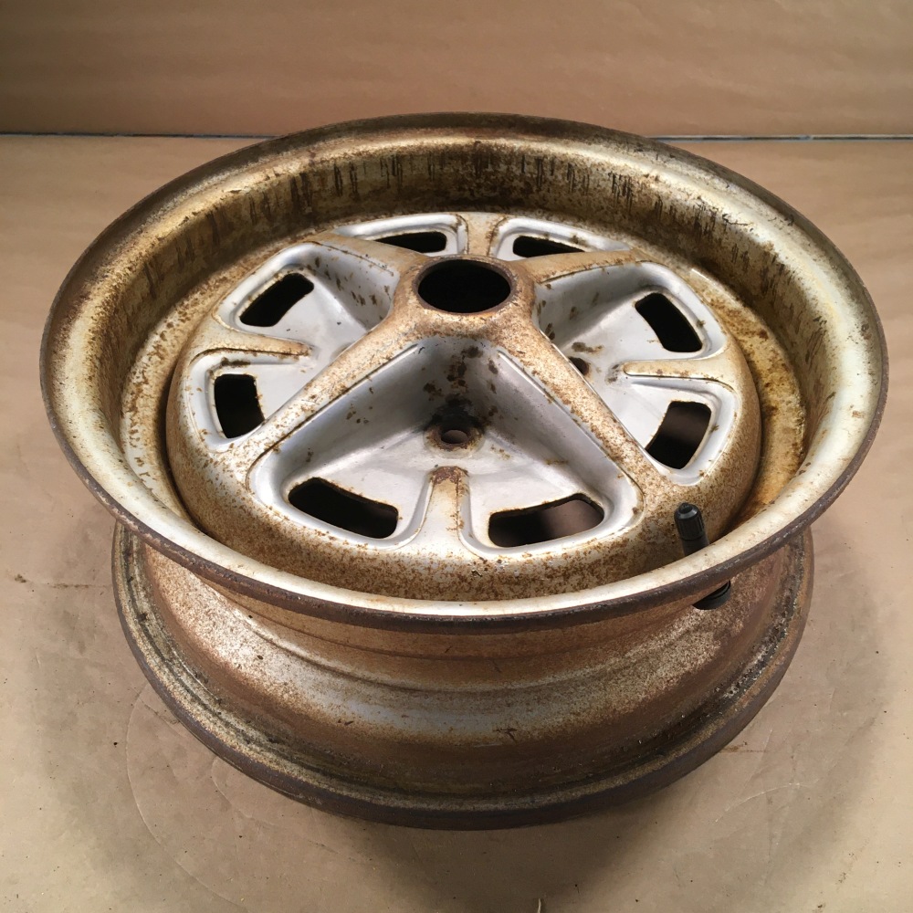 Original MG MIDGET Stock Steel Wheel Rostyle 13x4.5 Wheel OEM - For ...