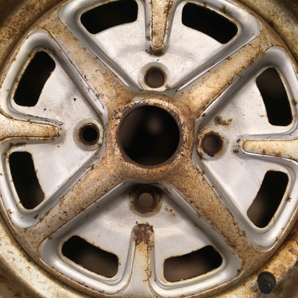 Original MG MIDGET Stock Steel Wheel Rostyle 13x4.5 Wheel OEM - For ...