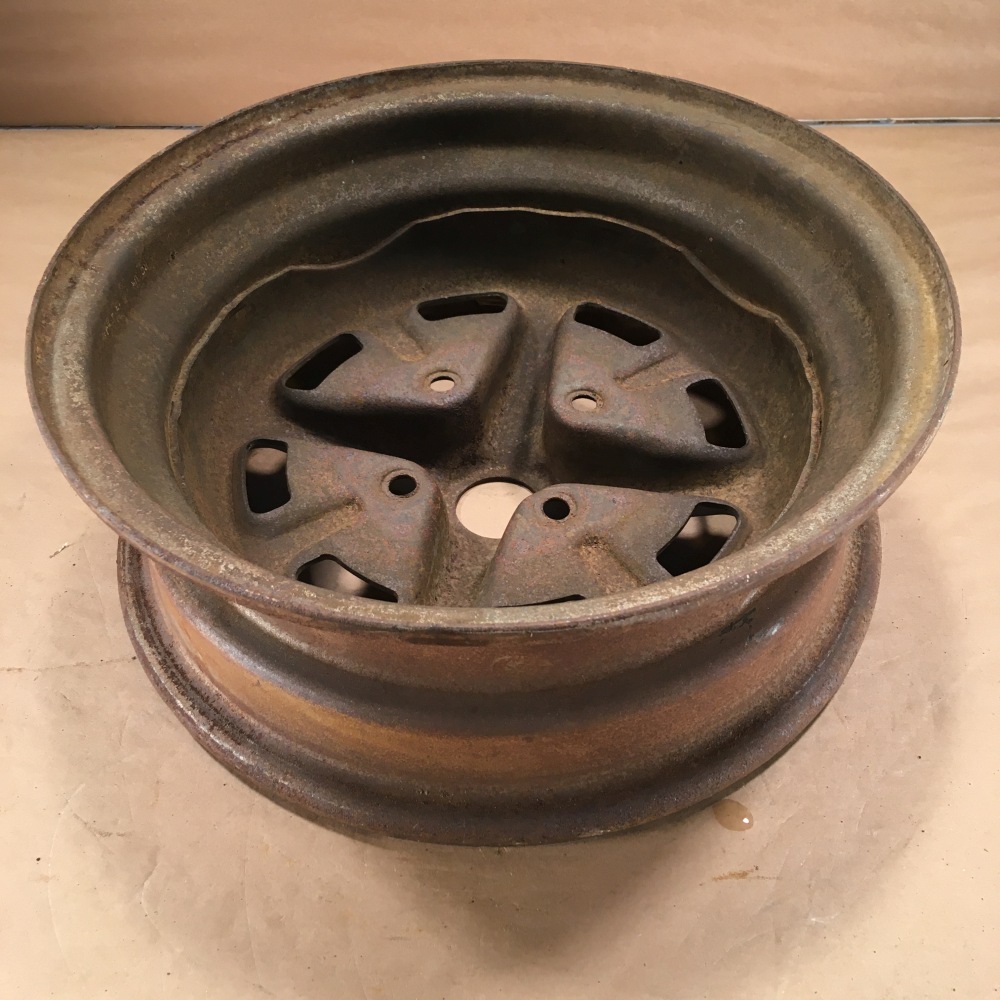Original MG MIDGET Stock Steel Wheel Rostyle 13x4.5 Wheel OEM - For ...