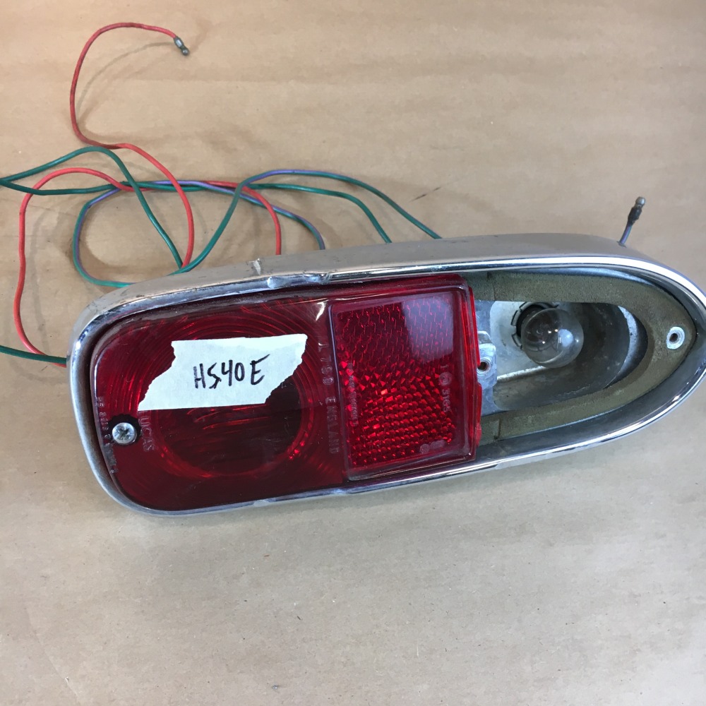 OEM TRIUMPH TR4 TR4A TR250 Tail Chrome Tail Light BS2515 Lucas L699 ...