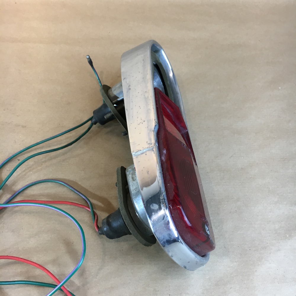 OEM TRIUMPH TR4 TR4A TR250 Tail Chrome Tail Light BS2515 Lucas L699 ...