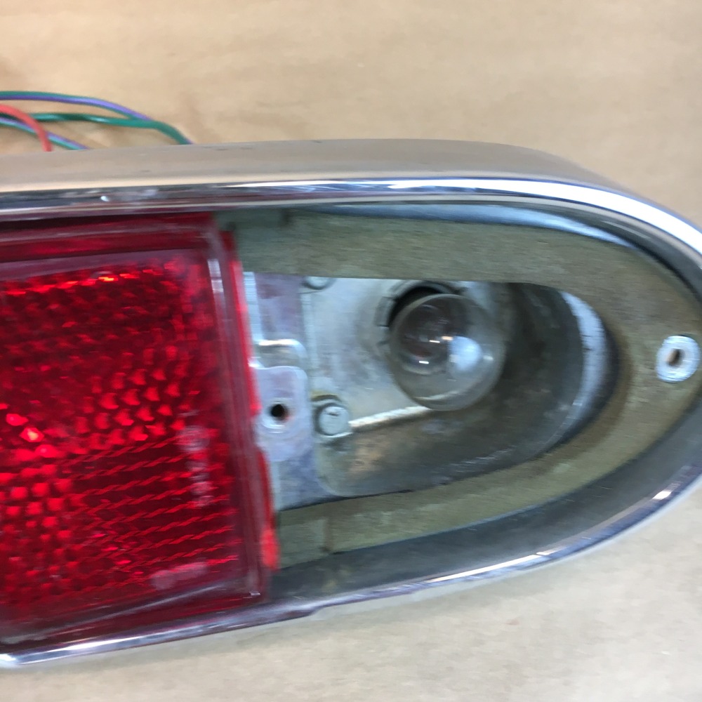 OEM TRIUMPH TR4 TR4A TR250 Tail Chrome Tail Light BS2515 Lucas L699 ...