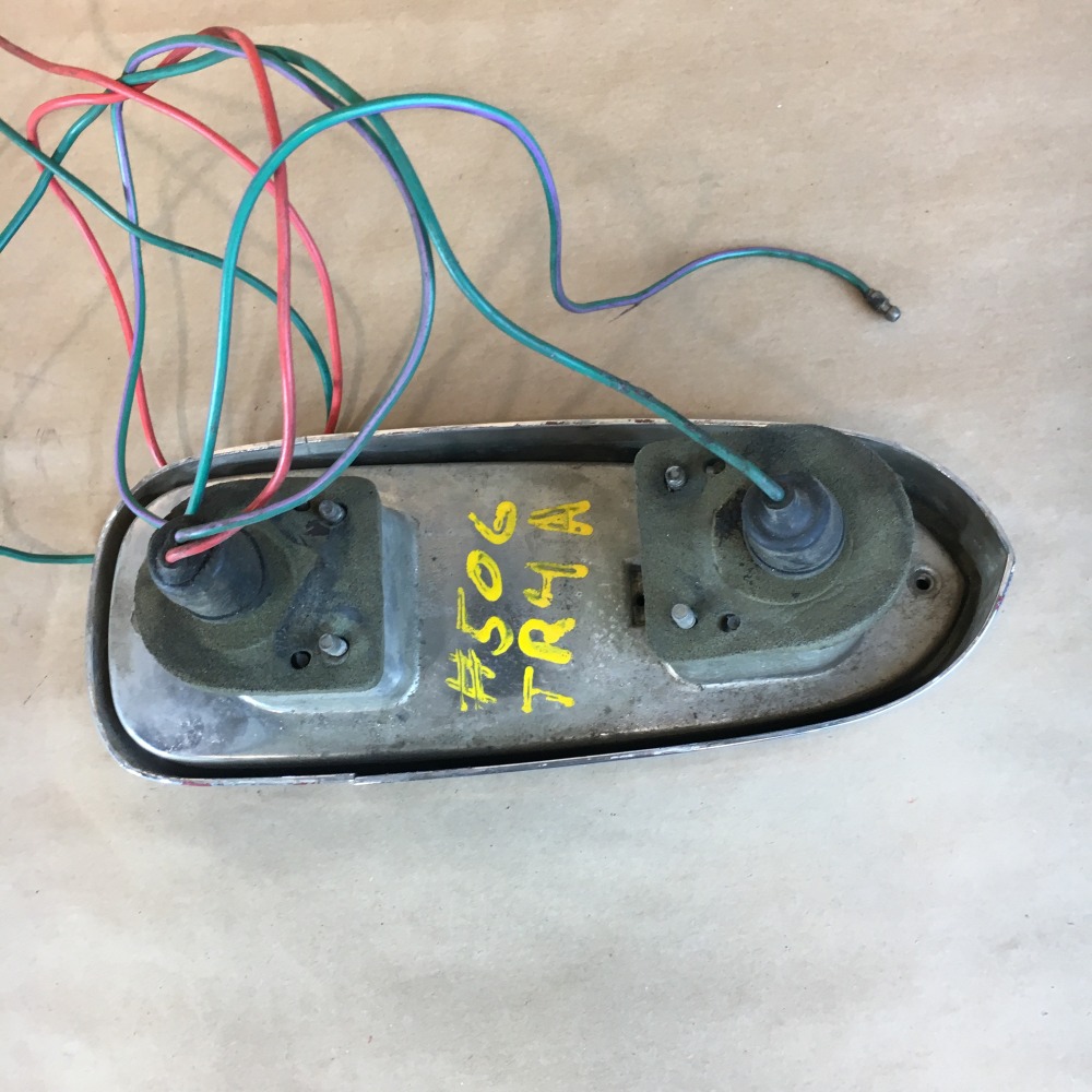 OEM TRIUMPH TR4 TR4A TR250 Tail Chrome Tail Light BS2515 Lucas L699 ...