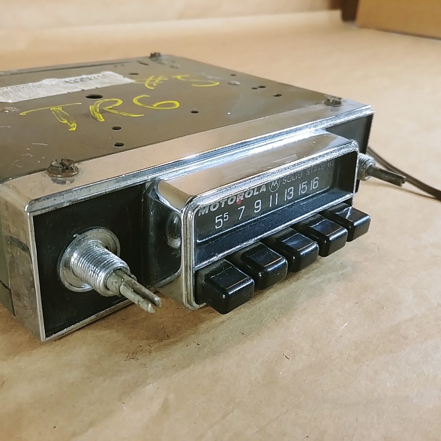 Triumph TR6 Car Stereo AM Radio Motorola 5TM533A Fits Triumph MG Jaguar ...