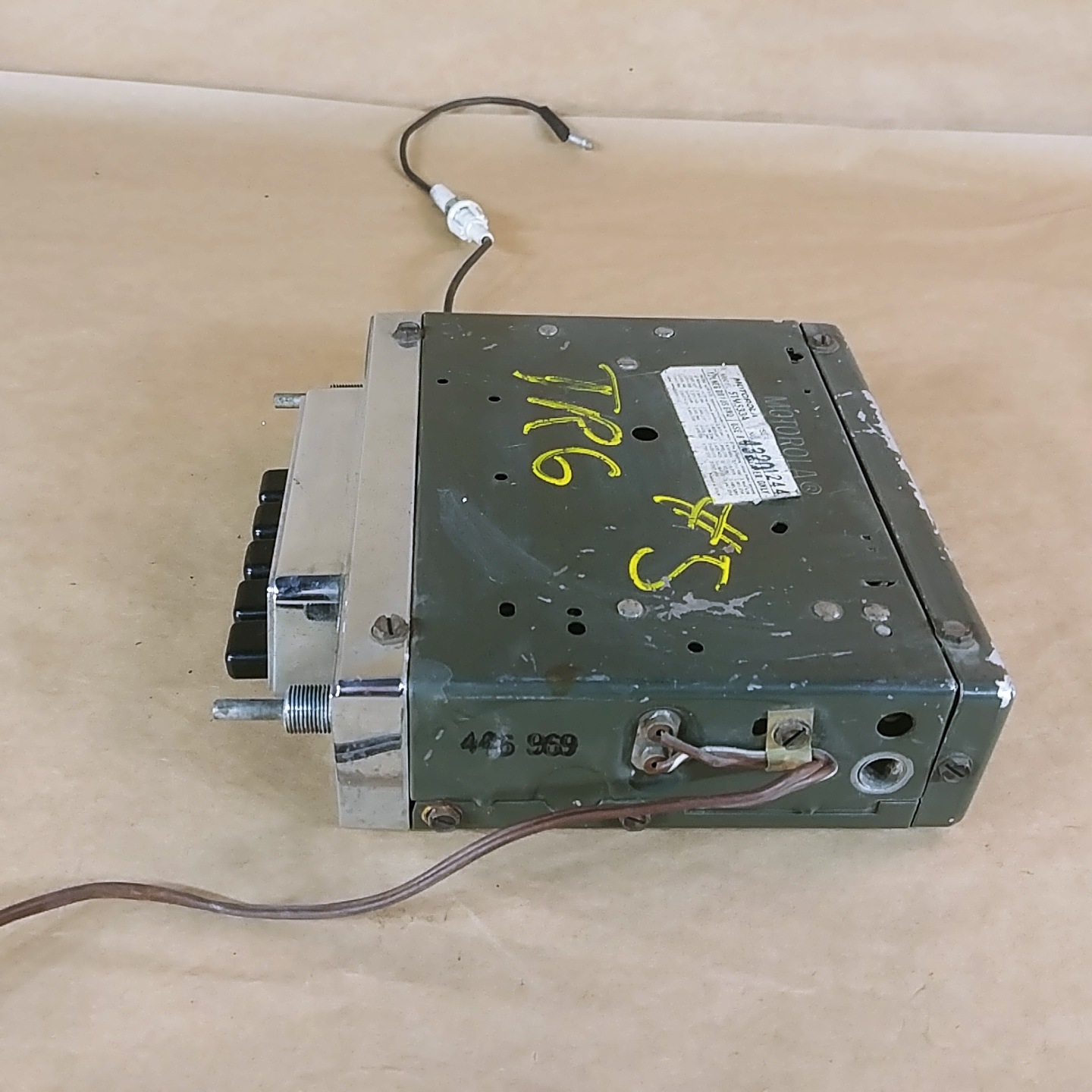 Triumph TR6 Car Stereo AM Radio Motorola 5TM533A Fits Triumph MG Jaguar ...