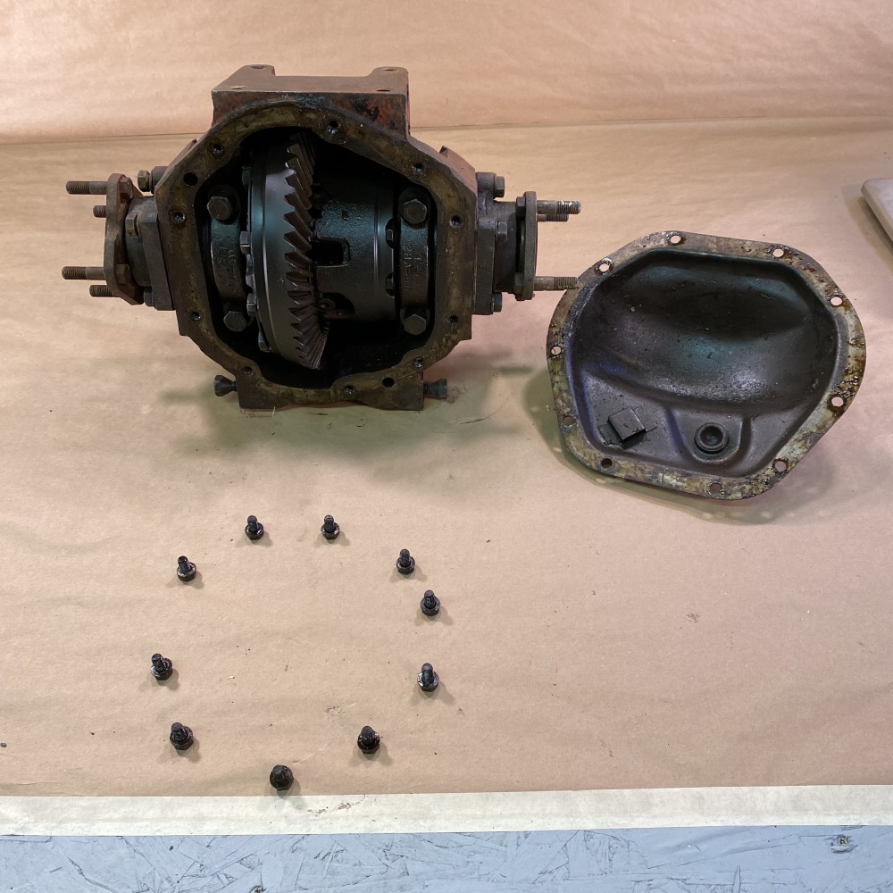 Original Jaguar XKE E-Type S1 Rear Differential Pumpkin 4HA 46x13 3.54 ...