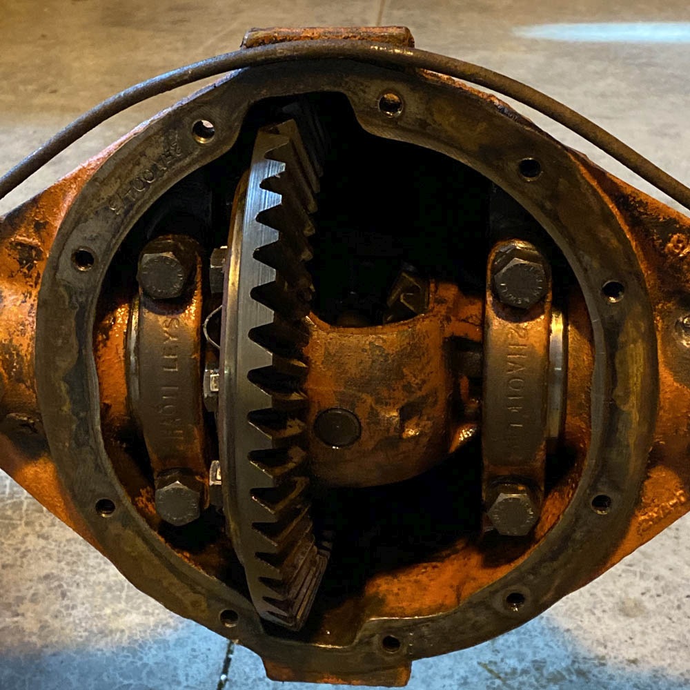 Original Jaguar XK120 Complete Rear End w 2HA Differential 49/13 3.77 ...