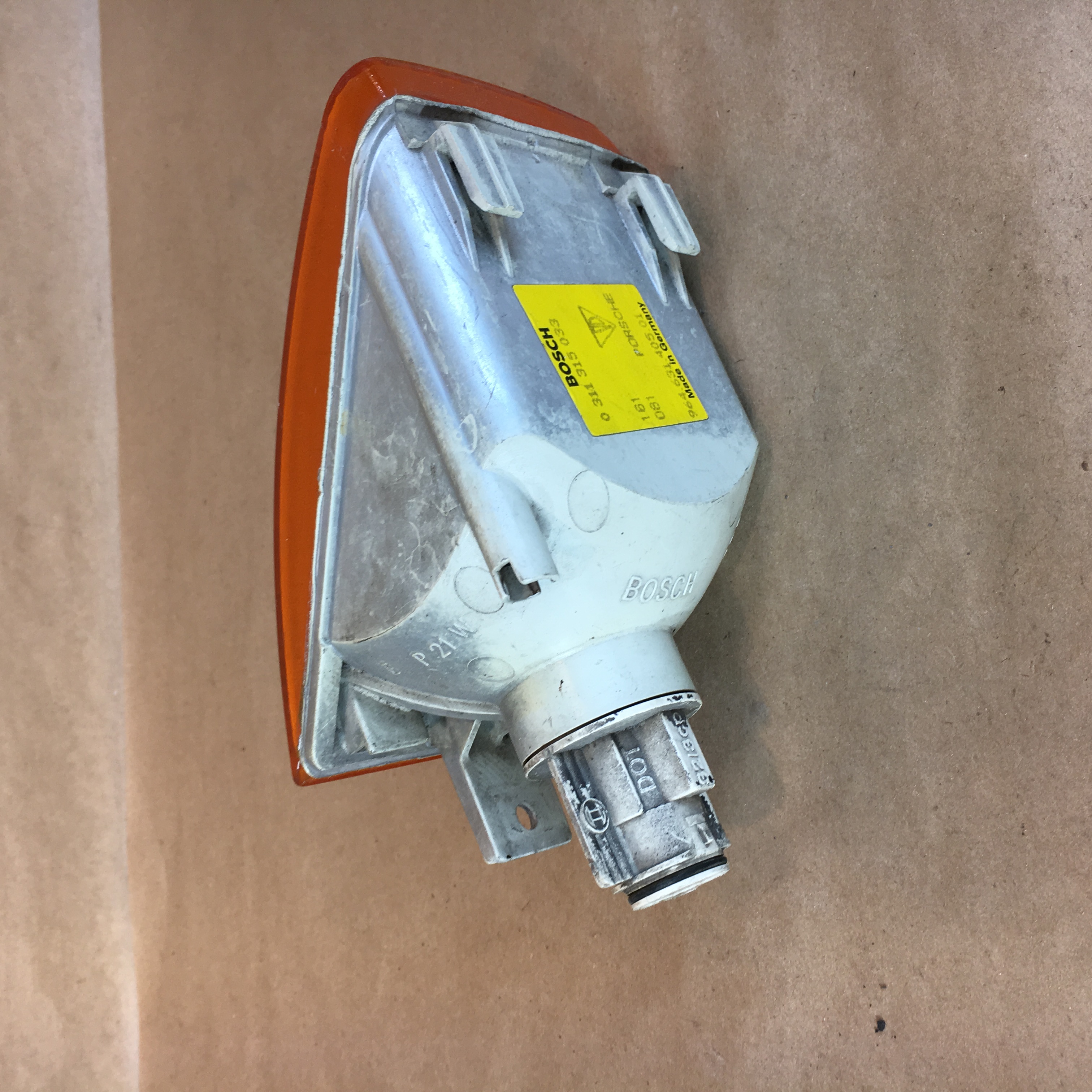 OEM Porsche Left Side LH Turn Signal Light Lamp Assembly Bosch 964-631 ...
