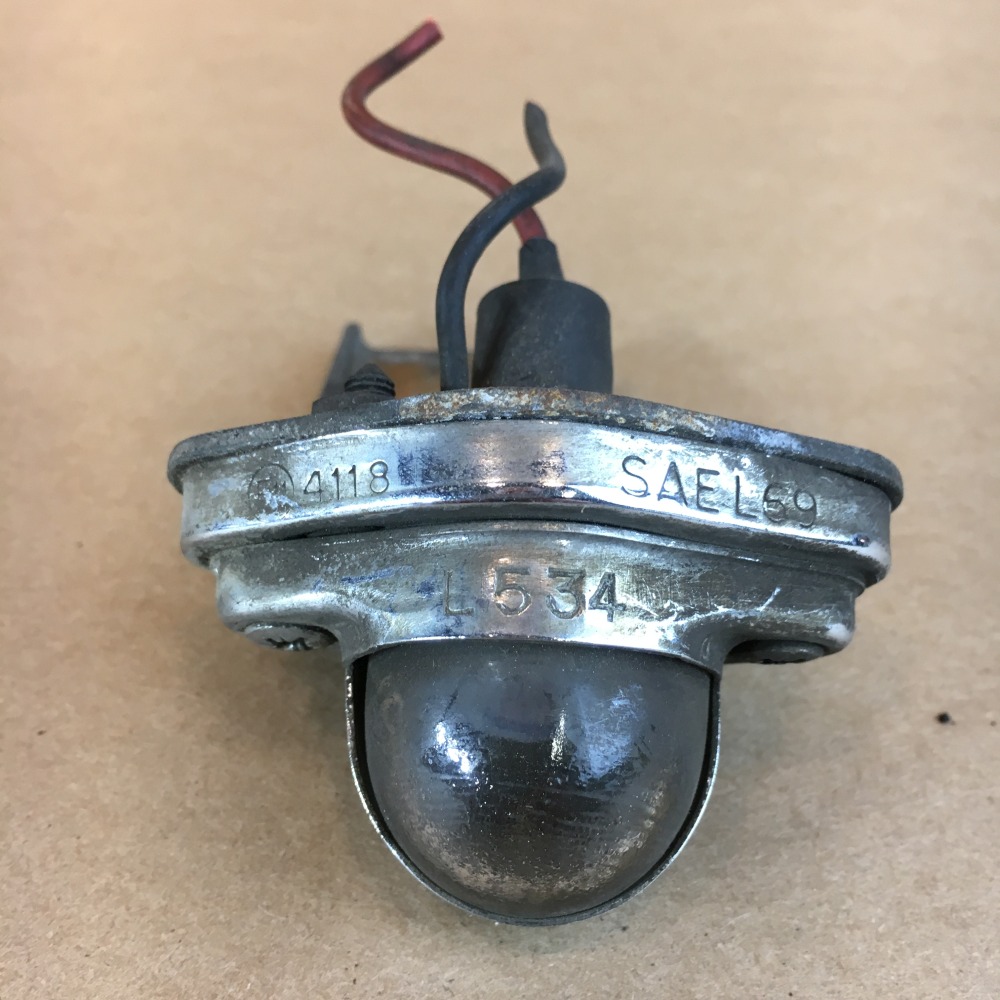 MG Midget MGB Austin Healey Sprite License Number Plate Light Lucas ...