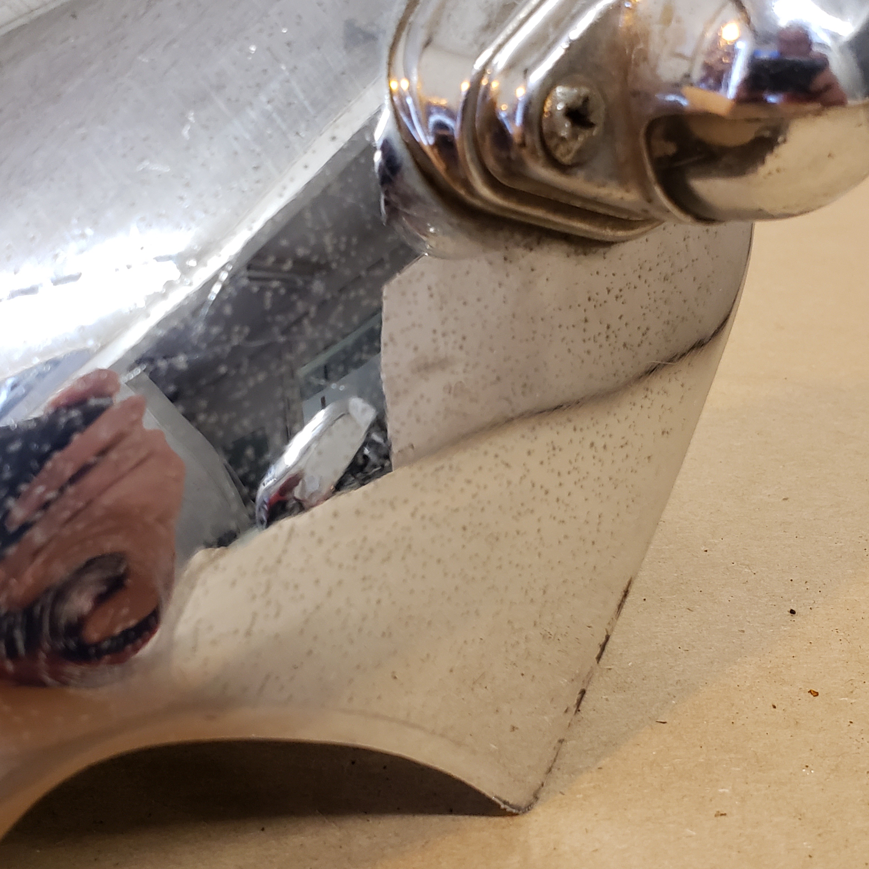 MG MGB 1962-1970 Original Left LH Rear Chrome Bumper Overrider OEM ...