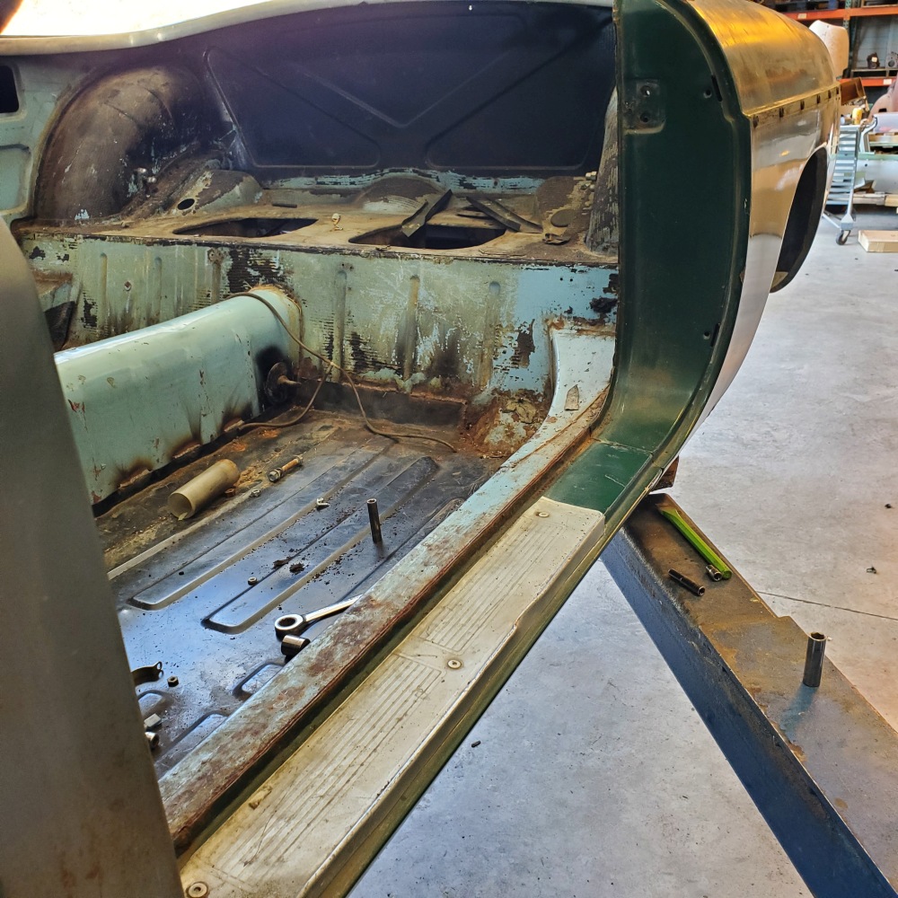 Original 1965 MG MGB Body Shell with Fuel Tank OEM - For Sale, Seattle WA
