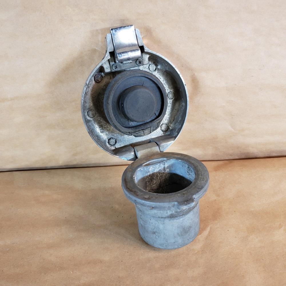 Triumph TR250 TR6 1968-76 Spitfire 1972-80 Gas Fuel Filler Cap Chrome ...