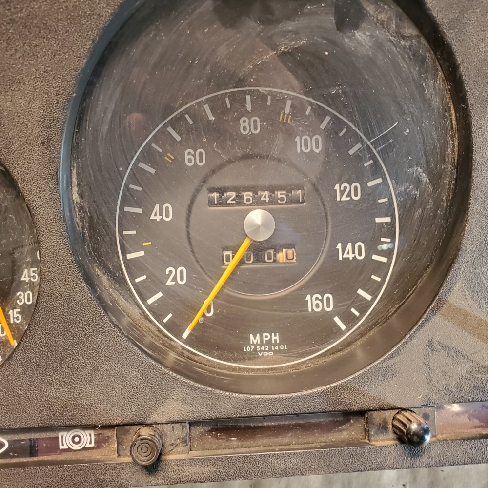 OEM 1973-1980 Mercedes Benz 450 SE SEL SL Speedometer Gauge Cluster VDO ...
