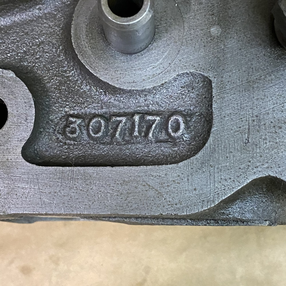 Original Triumph Spitfire 4 Cyl Engine Cylinder Head Stanpart 307170 ...