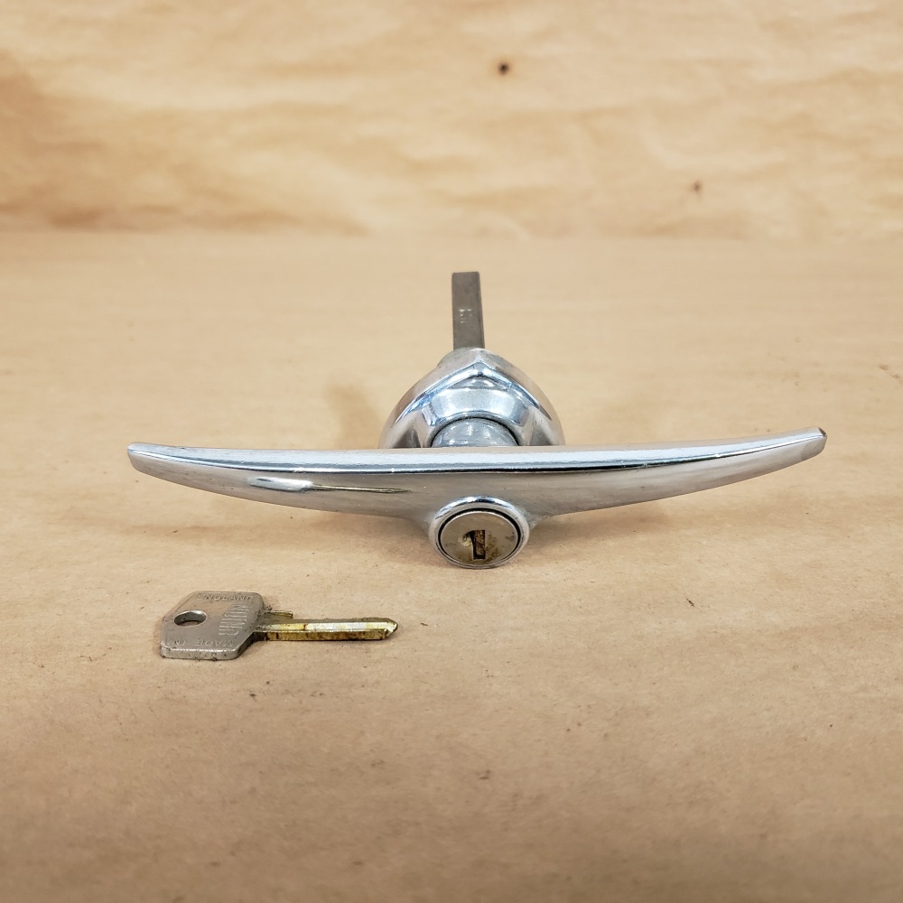 Morris Minor Original Exterior Trunk Boot Lid Chrome Handle ADA2606 ...