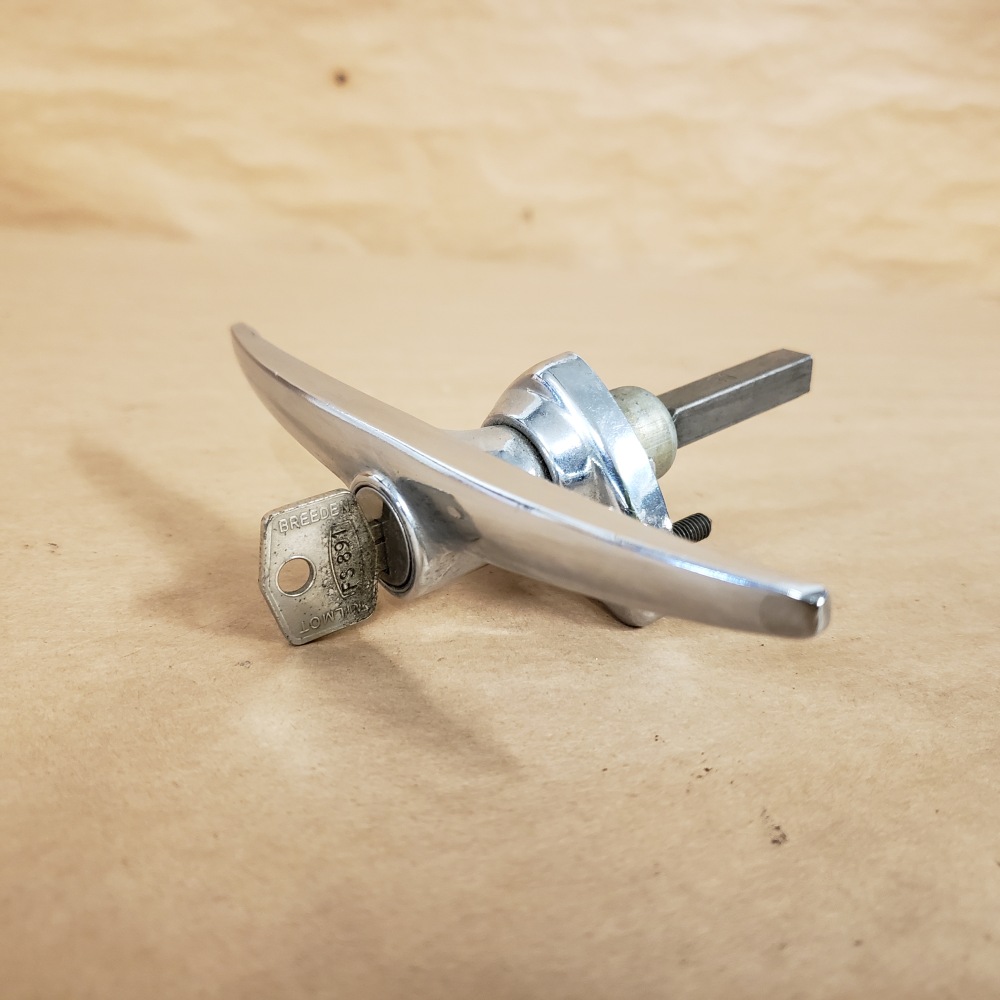 Morris Minor Original Exterior Trunk Boot Lid Chrome Handle ADA2606 ...