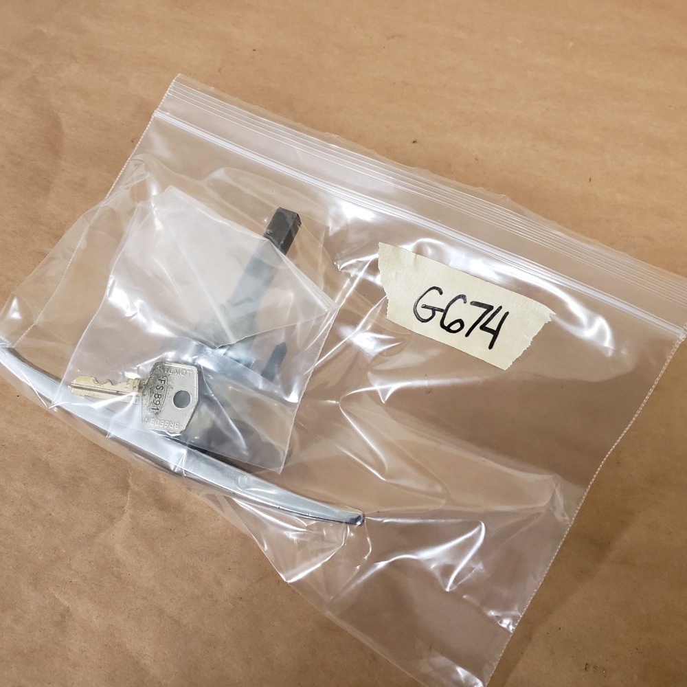 Morris Minor Original Exterior Trunk Boot Lid Chrome Handle ADA2606 ...