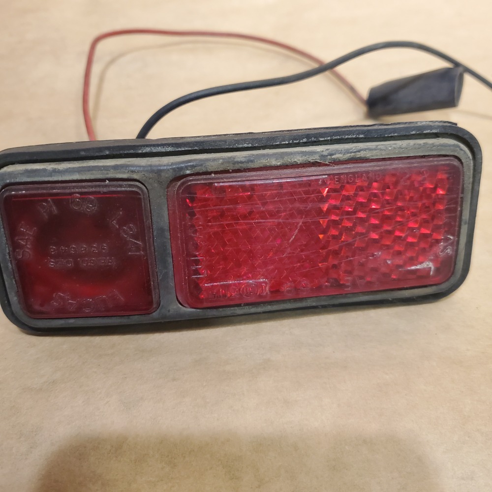 OEM MG Midget Triumph Spitfire Austin Healey Lucas L841 Red Side Marker ...
