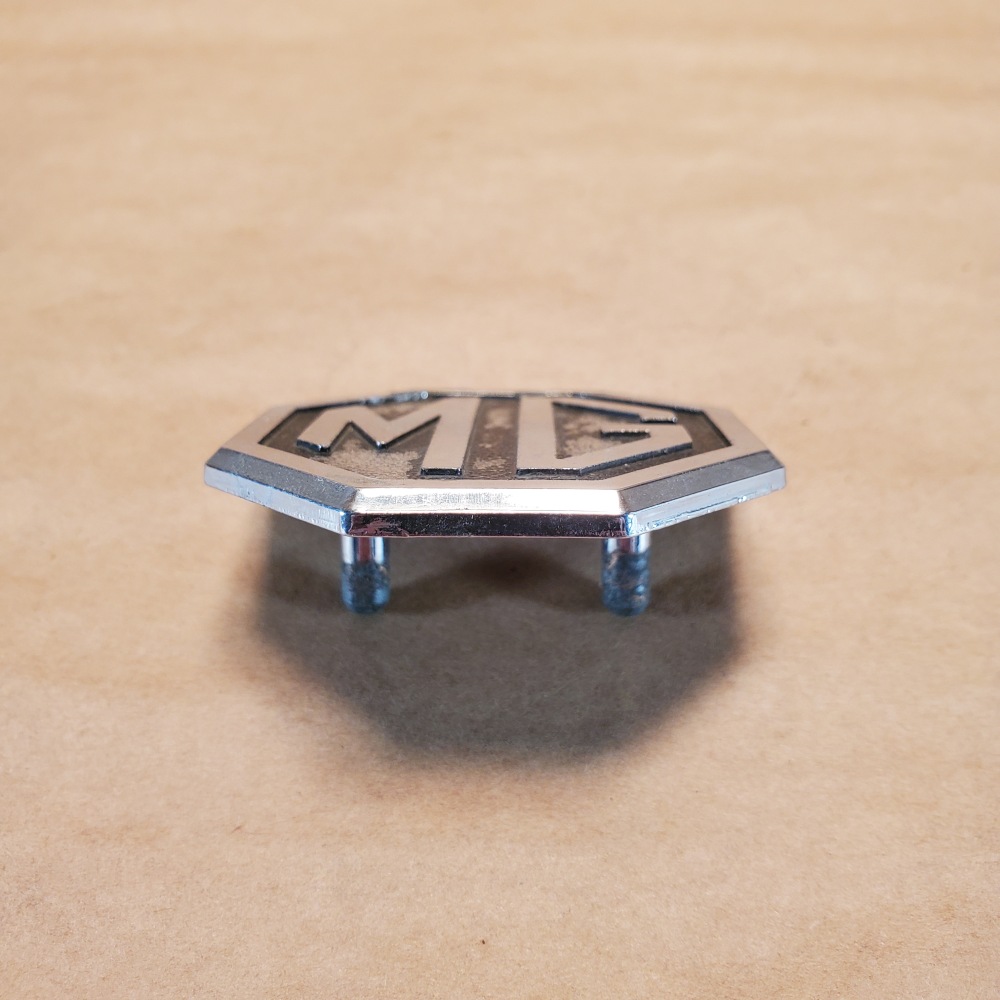 MG MGB MG Midget Black + Chrome Bumper Metal Badge Emblem CHA344 JF6236 ...