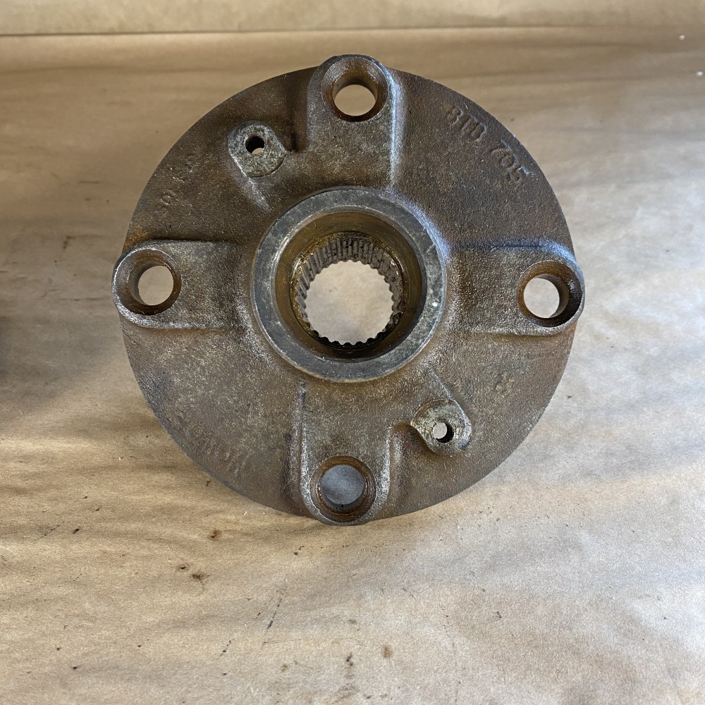 Original 68-80 MG MGB Rear Disc Wheel Steel Wheel Hub Pair BTB705 OEM ...