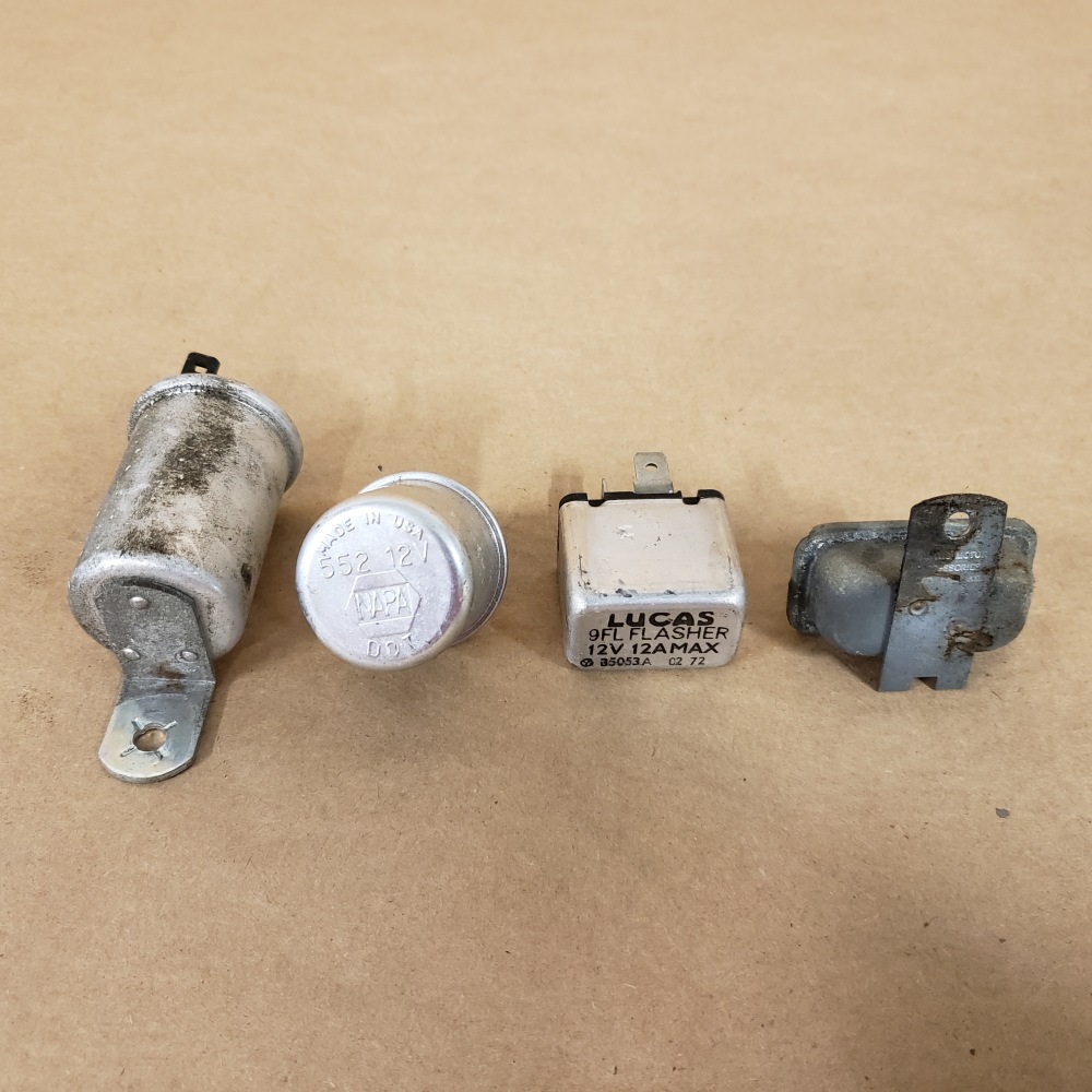 MG MGB 1972 Flasher and Relay Set of 4 Lucas 35053A - For Sale, Seattle WA