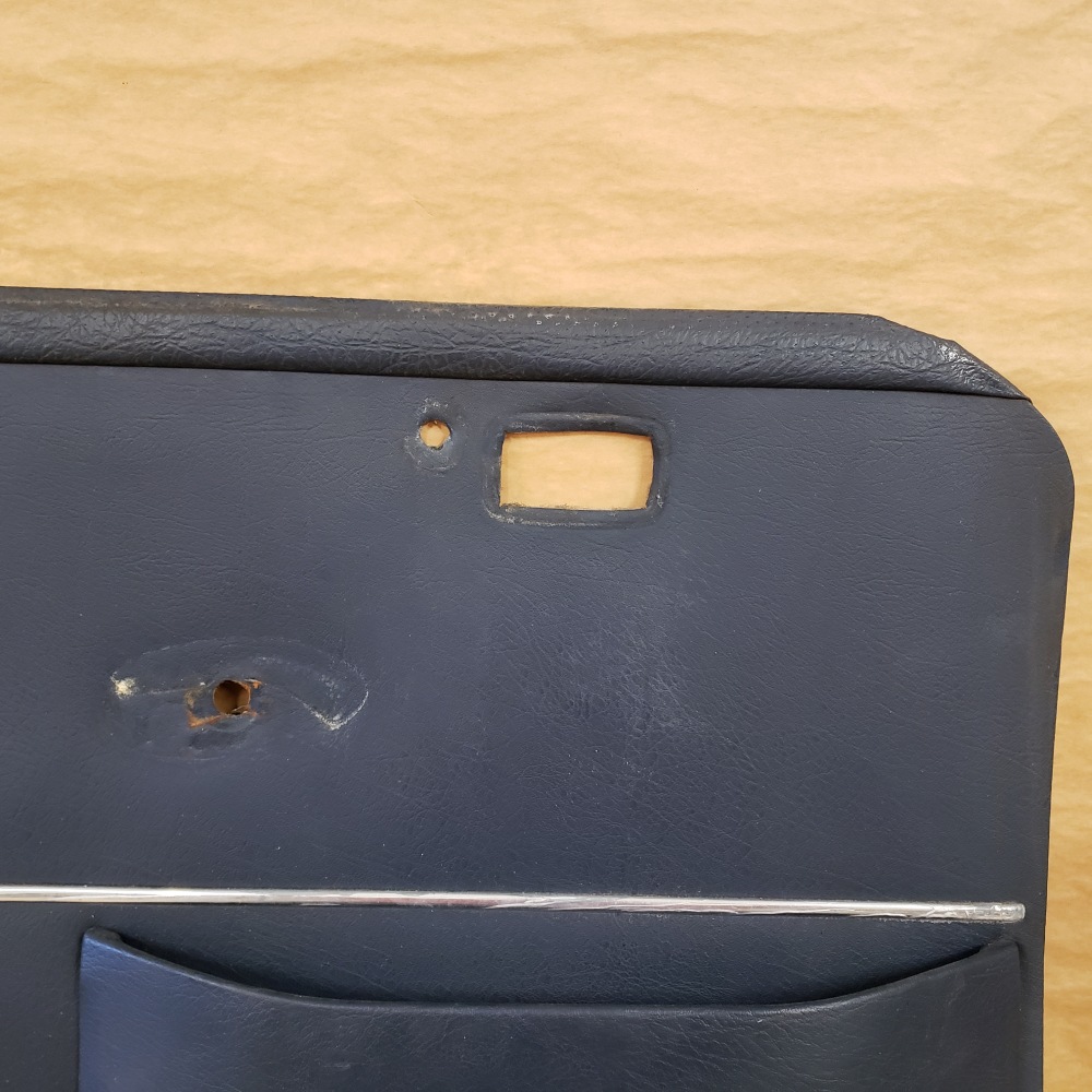 Mercedes Benz 280SE Original Left LH Front Door Interior Panel Blue OEM ...