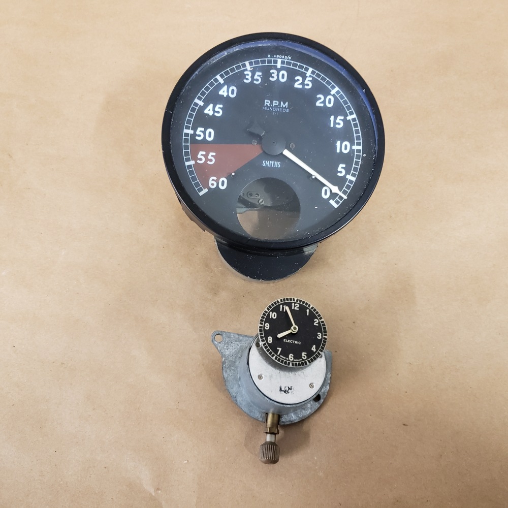 Jaguar XK120 XK140 Original Tachometer RPM Gauge Smiths X49035/5 w ...