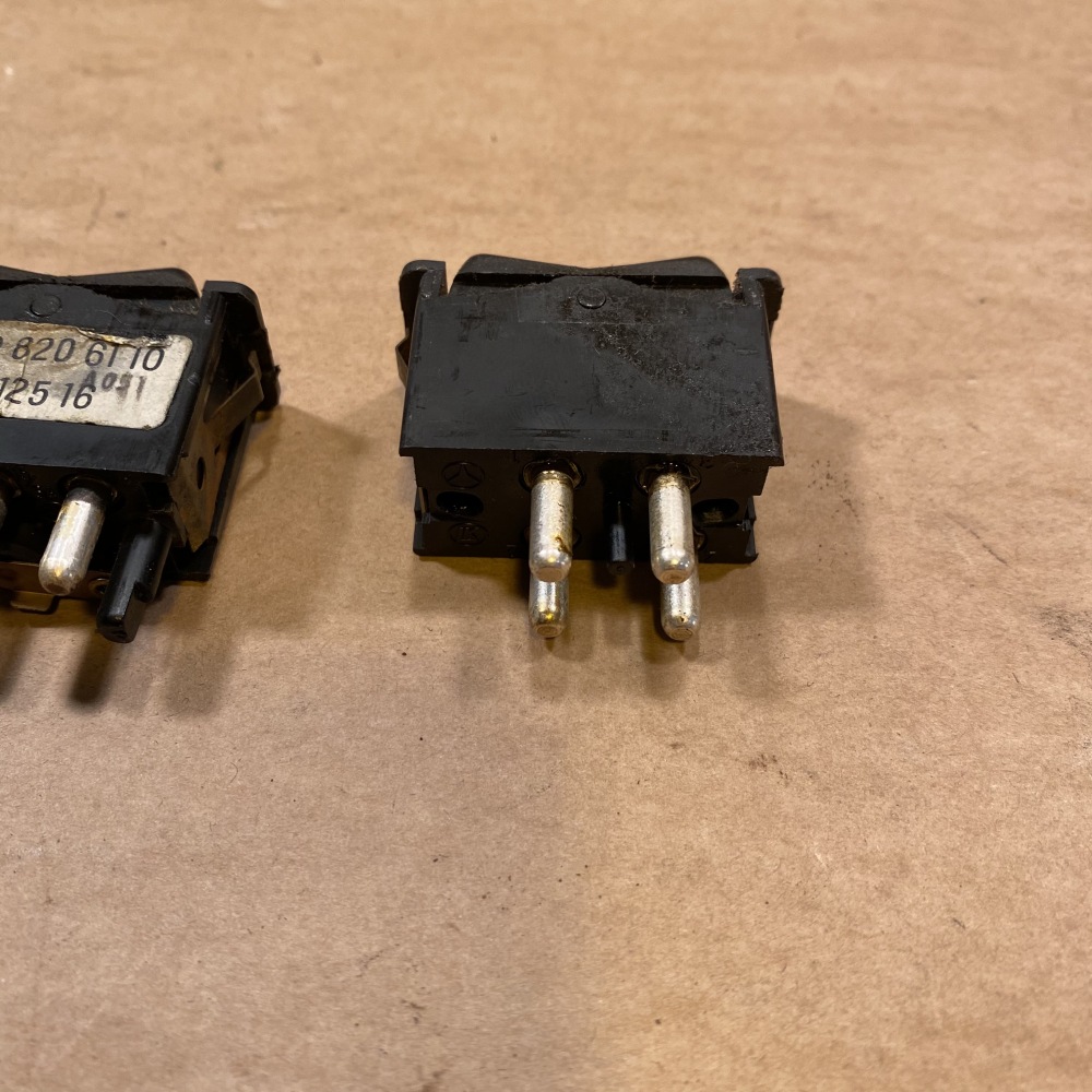 Original Mercedes-Benz W123 W126 Dash Console Switches Assortment OEM ...